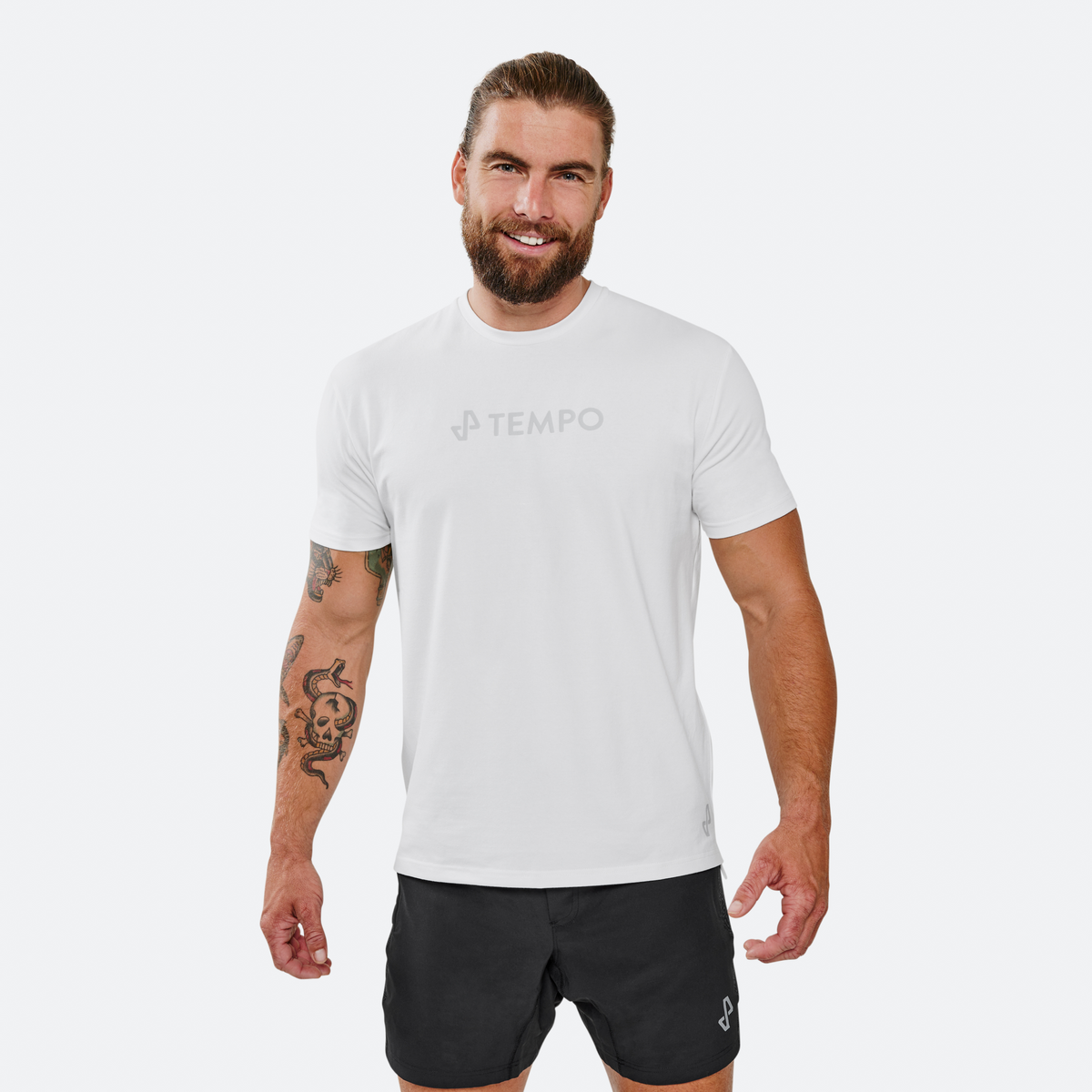Motive Training Tee - White – Tempo Apparel Store